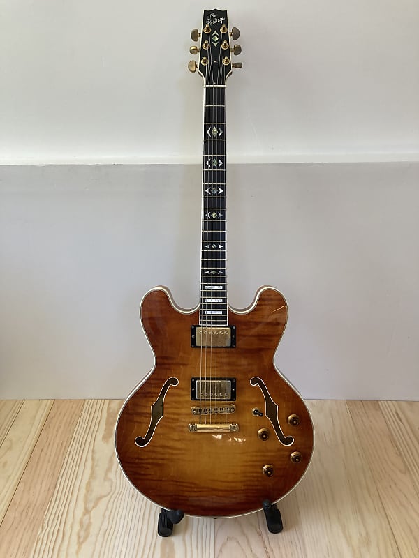Heritage H-555 classic 2002 - Amber Burst | Reverb