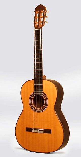 Edgar Monch Classical Guitar (1952), ser. #20, hard shell | Reverb
