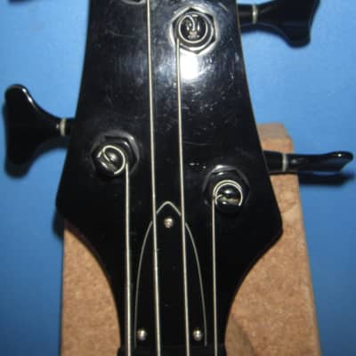 Raven 4 string Bass Metallic blue with road runner gig bag | Reverb