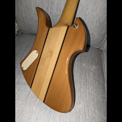 Fernandes *Mini* Mockingbird Bass (Natural, Neck-Thru, MIK, | Reverb