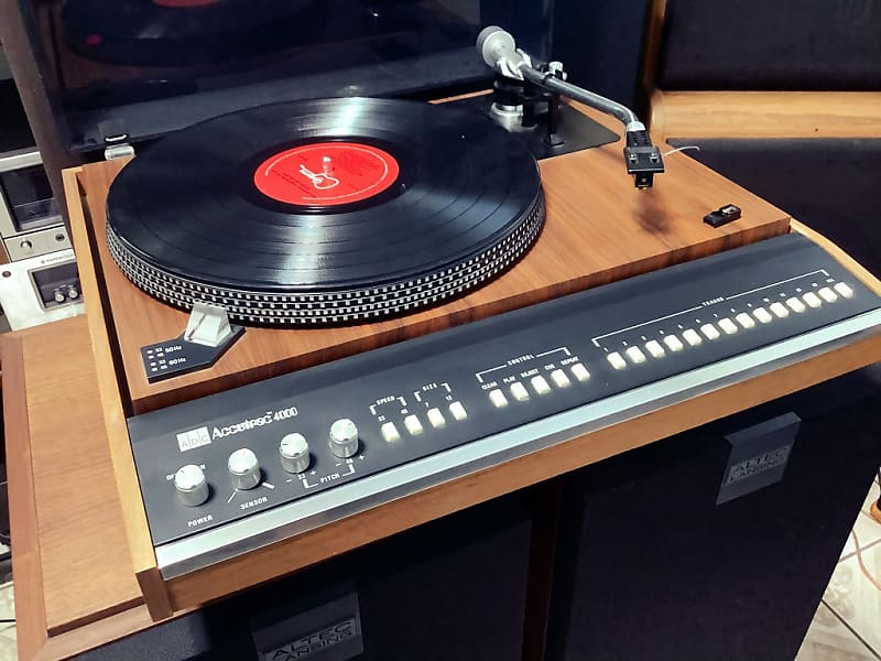 ADC Accutrac 4000 Programable Turntable. Walnut. Great | Reverb