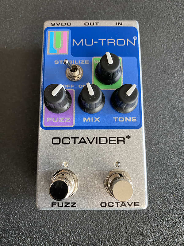 Mu-Tron Octavider+ Octave-Down, Octave-Up, Distortion/Fuzz | Reverb