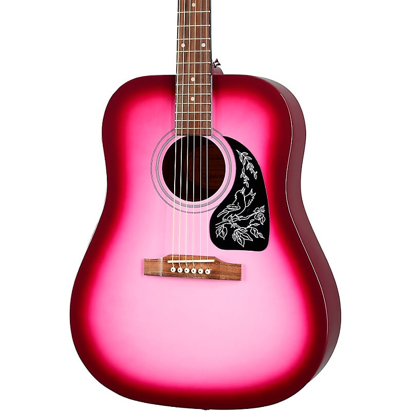 Epiphone Starling Acoustic Guitar Hot Pink Pearl | Reverb
