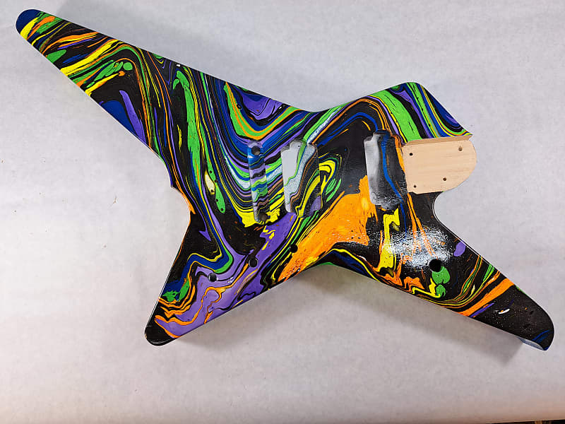 Swirled Basswood HxH Star Destroyer body fits Ibanez (tm) RG | Reverb
