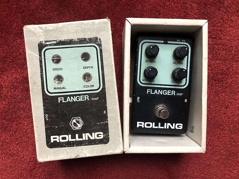 Electra/rolling flanger vintage 505F - black/green | Reverb