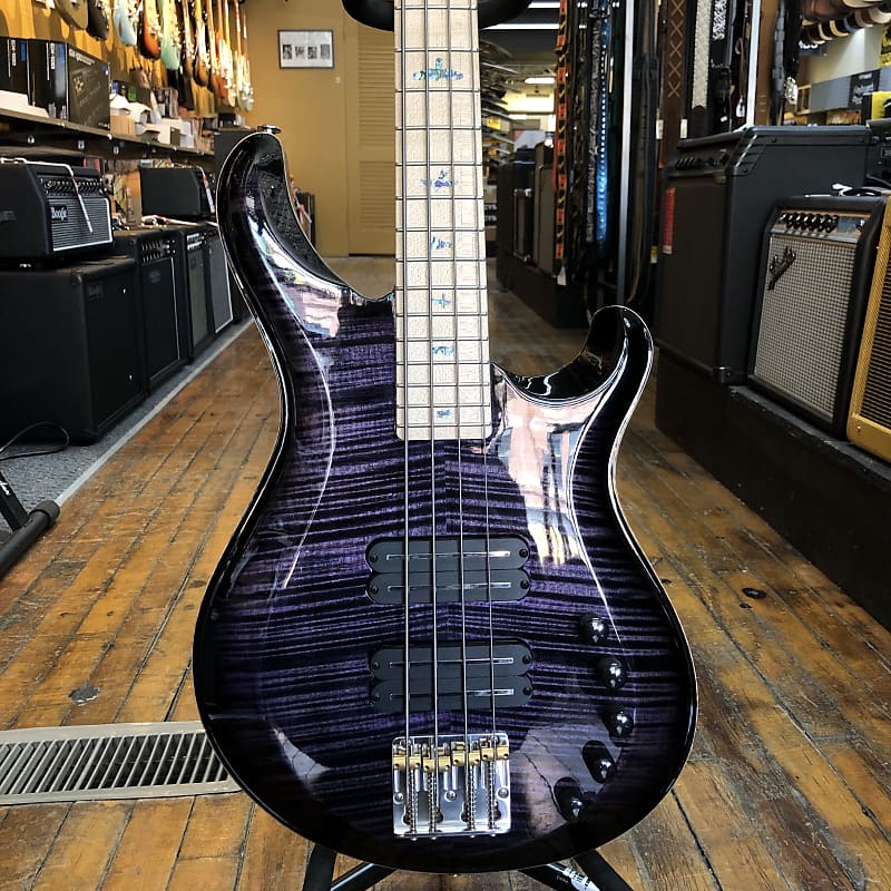 Paul Reed Smith Grainger 4-String Bass Guitar Purple Iris | Reverb