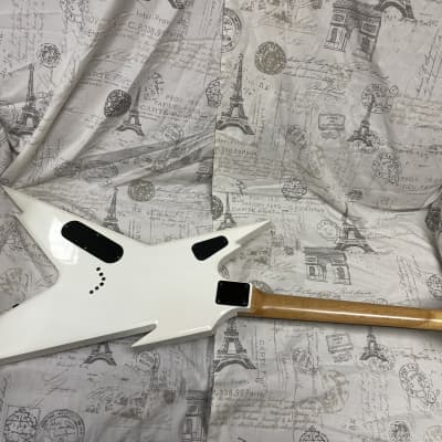 Dean Dime Razorback 2011 - Pearl White Finish Good Condition | Reverb