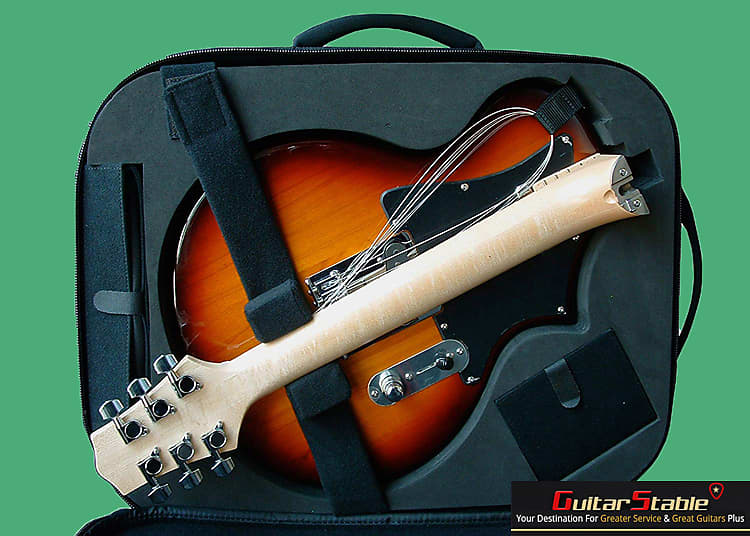Voyage Air Travel Tele Fold away Travel Guitar axe in Neat | Reverb