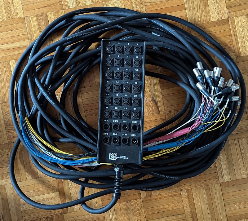 Pro Co SMA2408FBX 100-foot Snake | Reverb