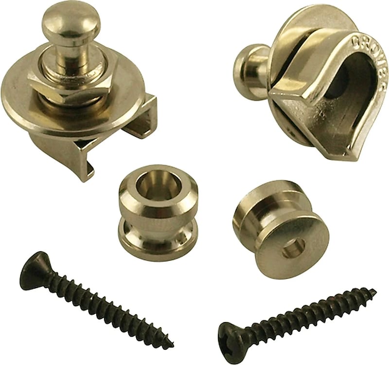 Grover Quick Release Strap Locks Nickel | Reverb