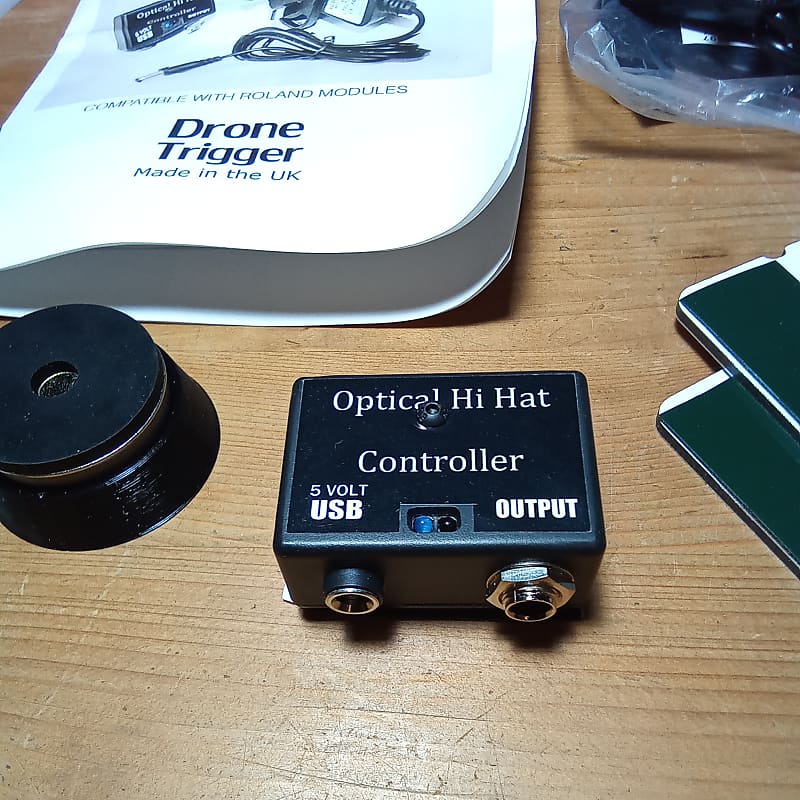 Drone Triggers Variable Hi Hat Controller Optical - Roland | Reverb UK Drone Triggers Variable Hi Hat Controller Optical - Roland | Reverb UK