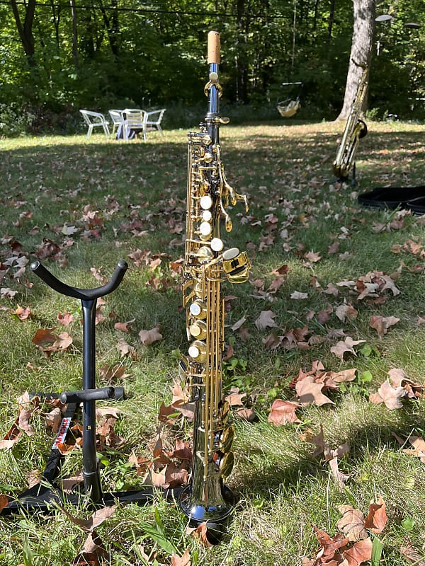Vespro Soprano saxophone 2000s - Dark grey lacquer | Reverb
