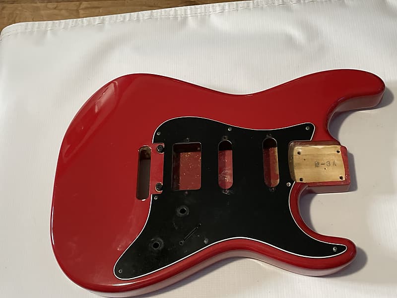 1986 Japan Charvel Jackson Import Model 3A Ferrari Red Guitar | Reverb