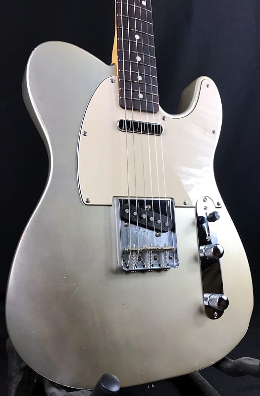 Custom/Hybrid Telecaster, Mid-Relic, Inca Silver | Reverb