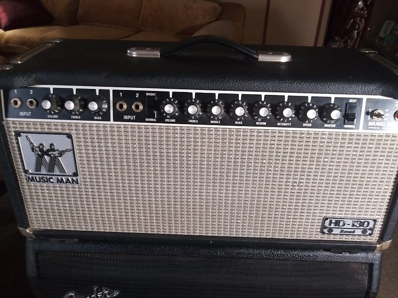 Music Man HD-130 2-Channel 130-Watt Guitar Amp Head w/Reverb | Reverb