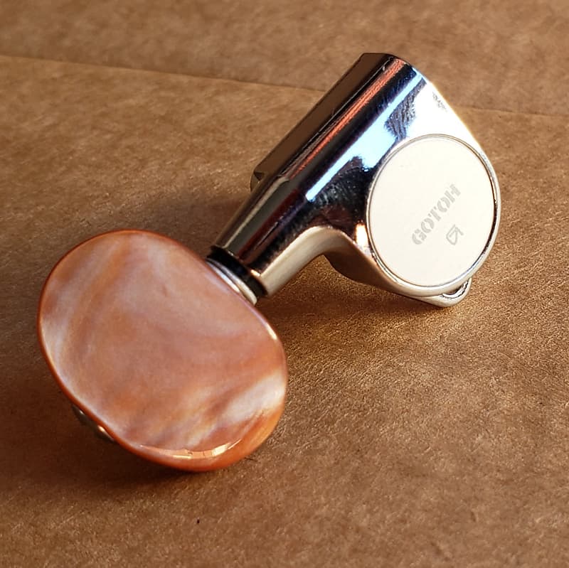 Gotoh Locking Tuners - SG301-MG-P2 - 3x3 Chrome w/ Amber | Reverb