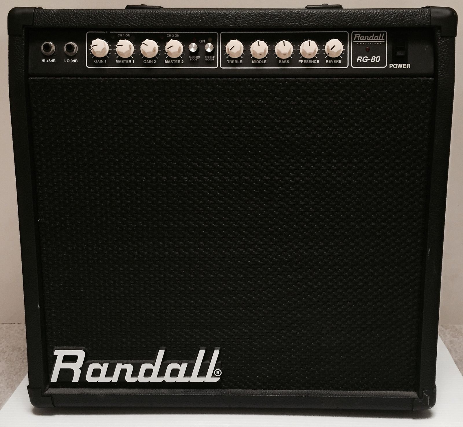 Randall RG-80 2-Channel 80-Watt 1x12" Solid State Guitar | Reverb