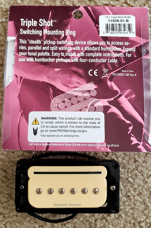 Seymour Duncan P-Rails and Triple Shot Combo - Cream | Reverb