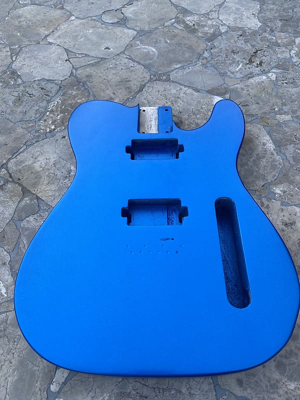 Guitar Mill Tele Body Metallic Blue | Reverb