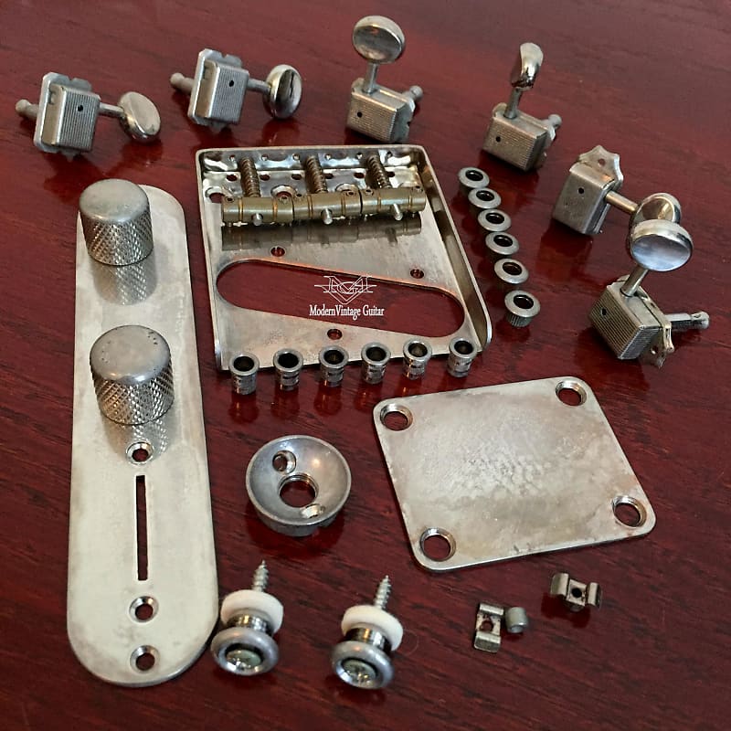 Modern Vintage Guitar Aged Relic Nickel Telecaster Ashtray | Reverb