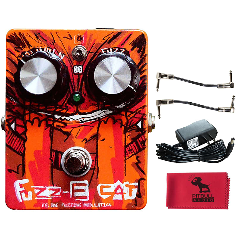 Paradox Fuzz-E Cat Fuzz/Modulation Guitar Effects Pedal w/ | Reverb