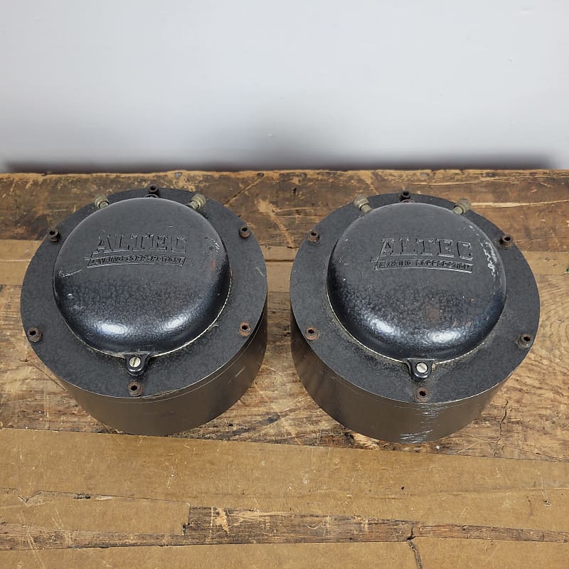 Pair of Altec 288C horn Drivers 24 Ohm Tested Fully | Reverb