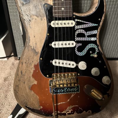 Custom SRV "Number One" Stratocaster Heavy Relic | Reverb