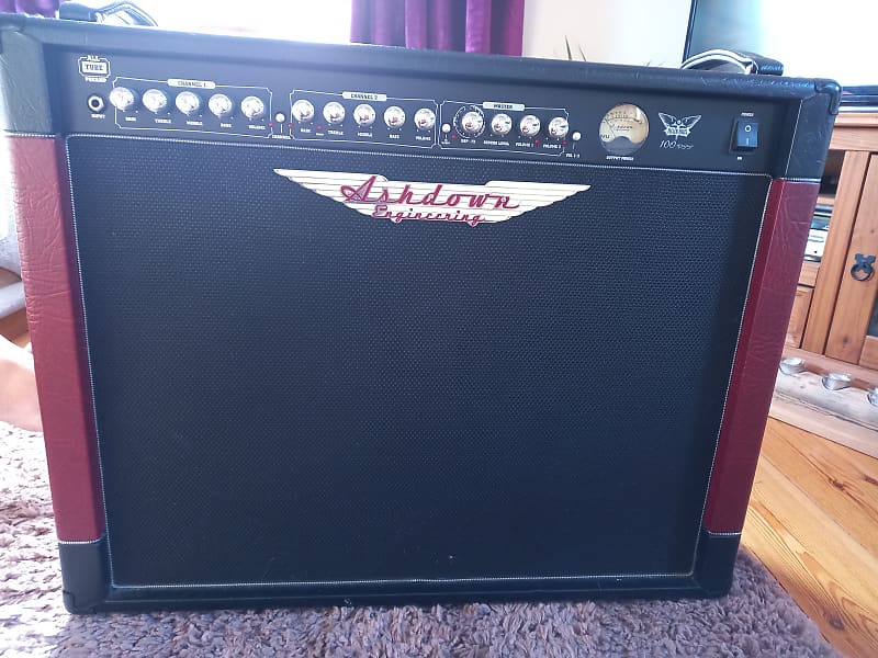 Ashdown Fallen Angel 100 ? Black/Red Tolex | Reverb