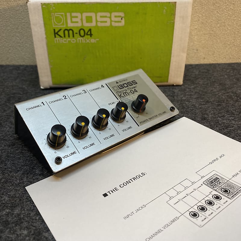 1980 Boss KM-04 micro mixer | Reverb