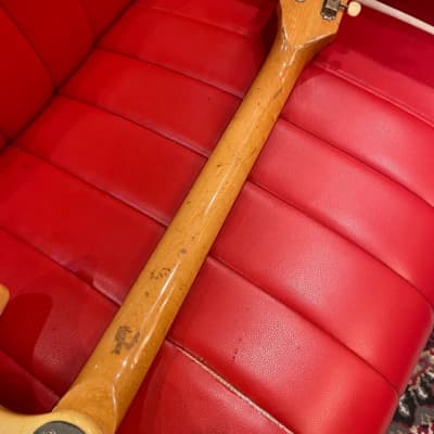 Mosrite 1966 The Ventures Model Mark V White (S/N:B1226) | Reverb