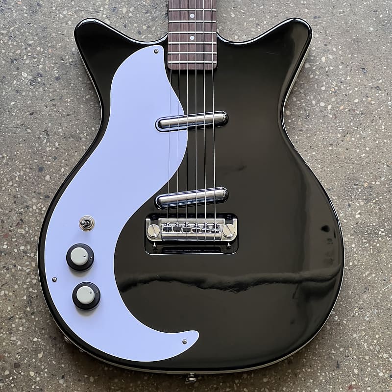 Danelectro 59M NOS Double Cutaway Left Handed 2015 - Black | Reverb
