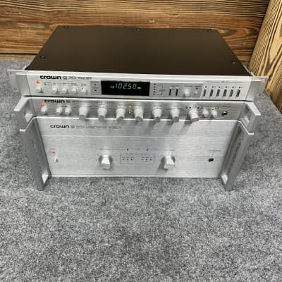 Crown Power Line 4 Amp PL4, Straight Line 2 Preamp SL2, FM | Reverb