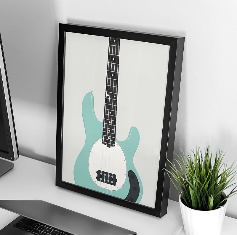 StingRay Bass Guitar Print - Music Man Bass Guitar, Bass | Reverb UK