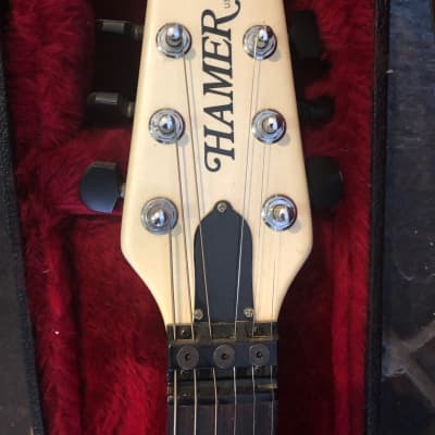 Hamer USA Prototype 1984 White Electric Guitar W/Case & | Reverb