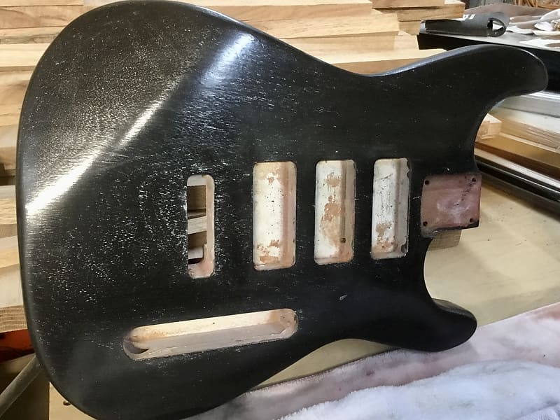 Mahogany Custom Strat body | Reverb