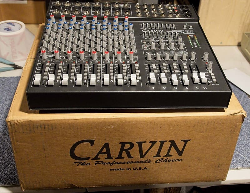 Carvin C844 8ch analog mixer - excellent - circa 2007 | Reverb