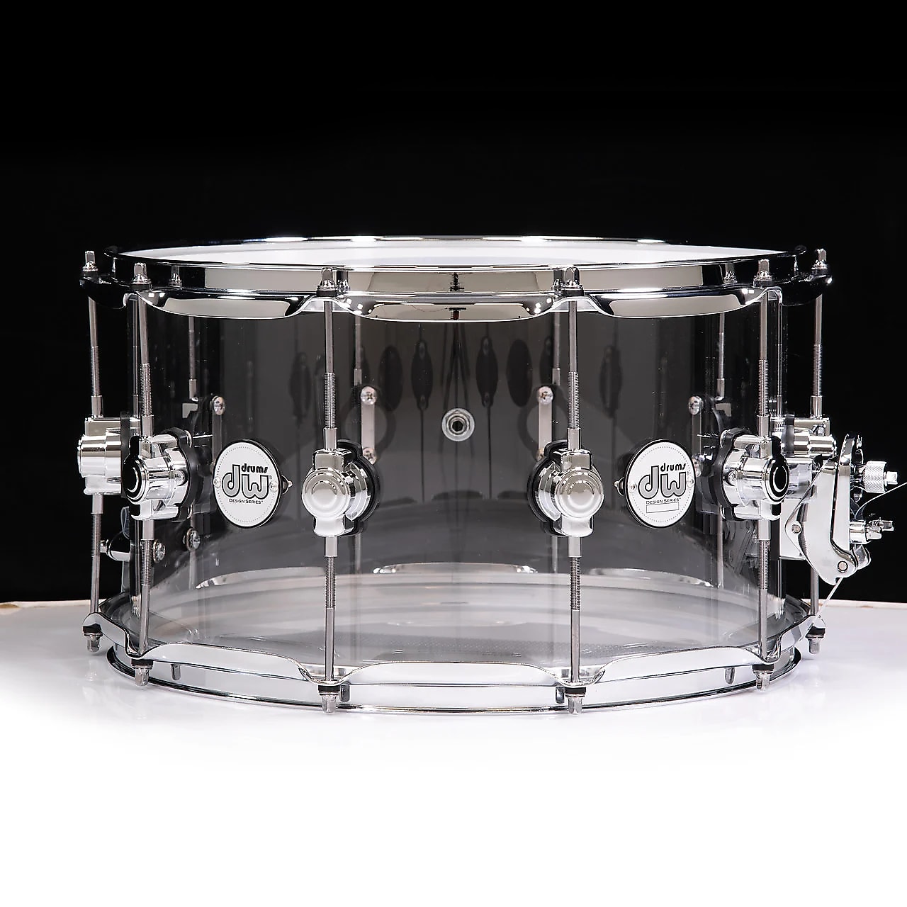 DW Design Series Acrylic 8x14" Snare Drum | Reverb