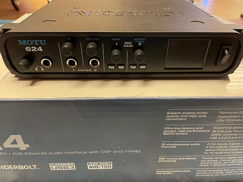 MOTU 624 16x16 Thunderbolt / USB 3.0 Audio Interface Used | Reverb