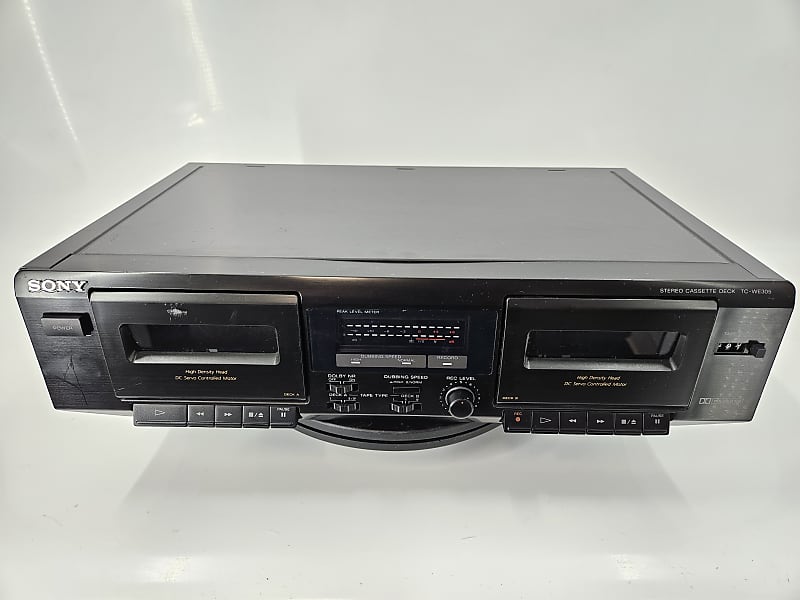 Sony TC-WE305 Dolby Stereo Dual Cassette Tape Deck *NEW | Reverb