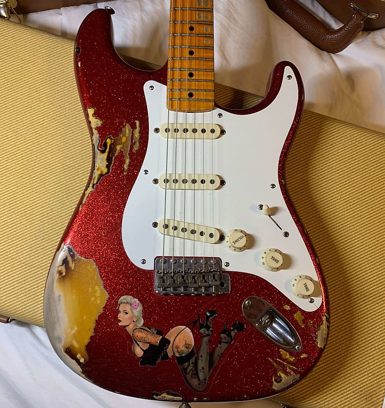 Fender Ltd 58 Stratocaster Hvy Relic 2015-2019 - Heavy Relic | Reverb