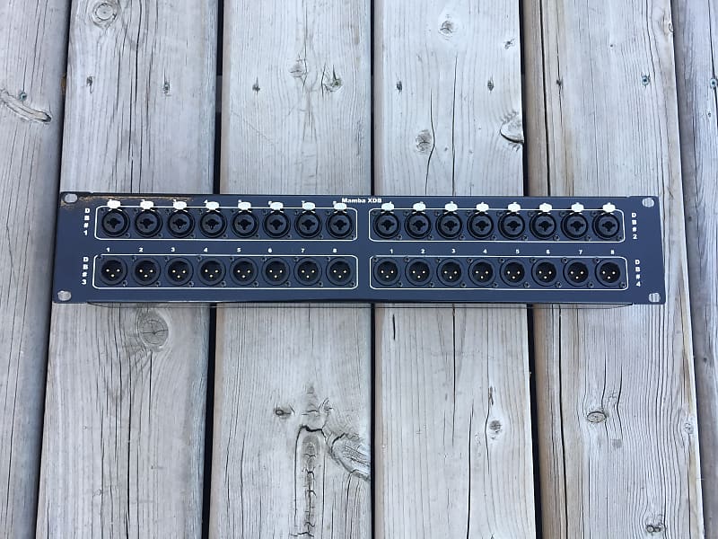 NetworkSound Mamba 32XDB - 32 XLR To DB25 Patch Bay (Model | Reverb