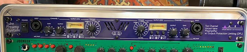 ART Tube Preamp System Two Channel Voiced Valve Preamplifier | Reverb