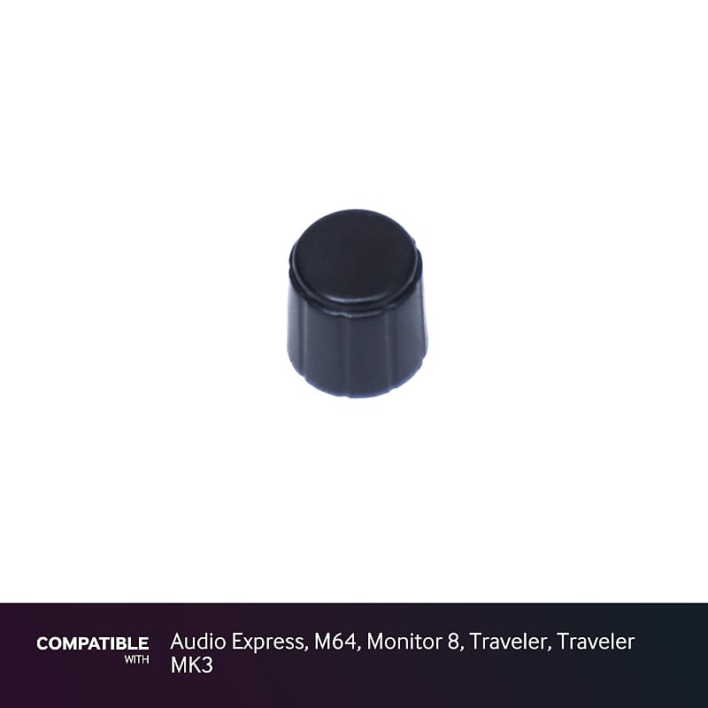 MOTU Black Knob for Audio Express, M64, Monitor 8, Traveler, | Reverb