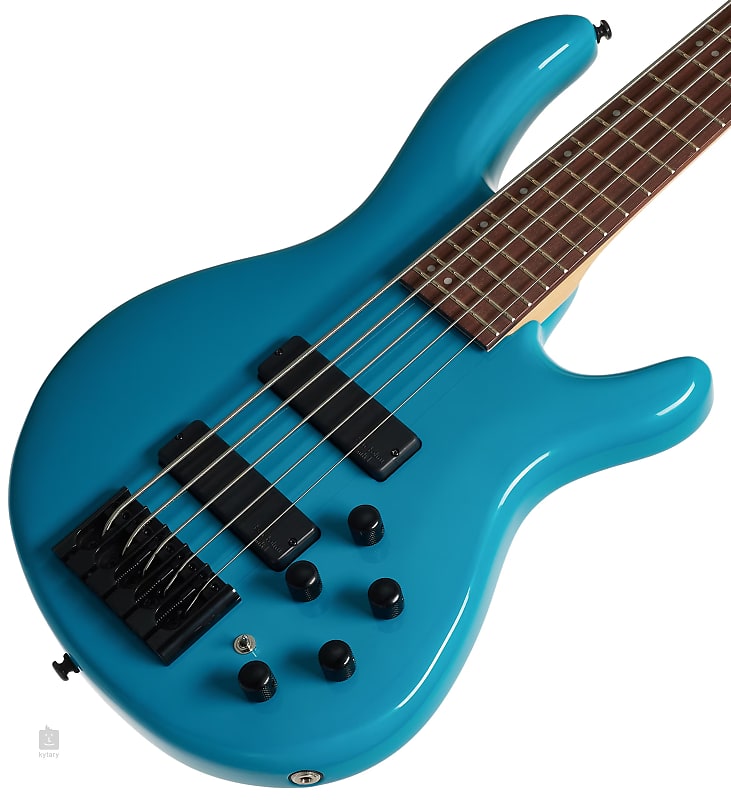 Cort Artisan C5 Deluxe - Candy Blue, Bartolini MK-1 Pickups, | Reverb