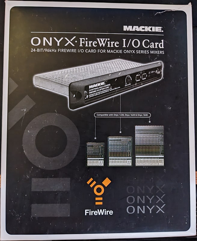 Mackie Onyx Firewire I/O Card 2010s | Reverb