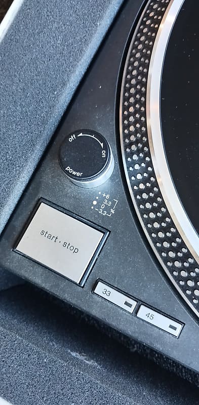 Technics SL-1210MK2 2001 Black With Skb Flight Case | Reverb