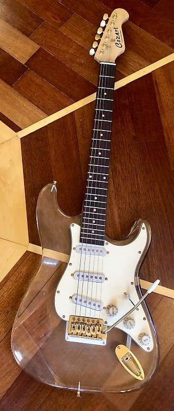ORIGINAL COZART ACRYLIC RESIN CUSTOM HAND MADE STRATOCASTER - | Reverb