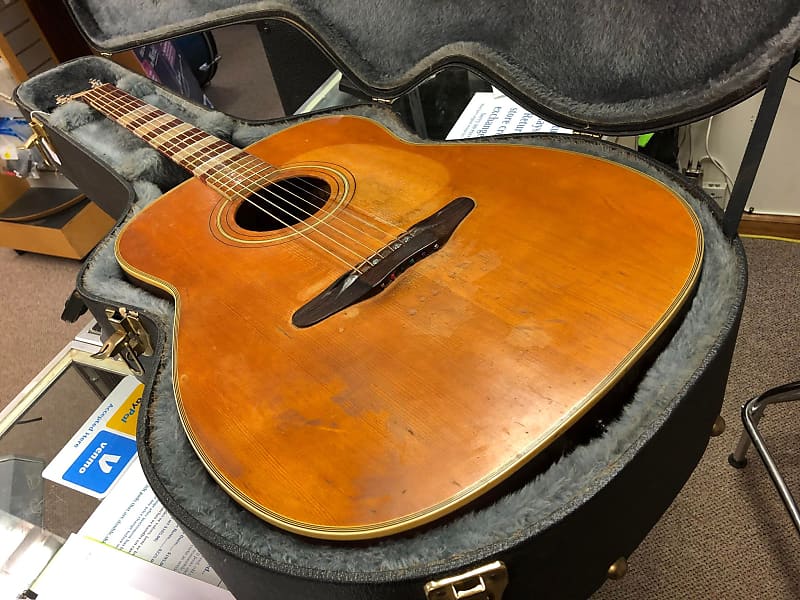 1960's Vintage Harmony Sovereign Acoustic Guitar w/ HSC | Reverb