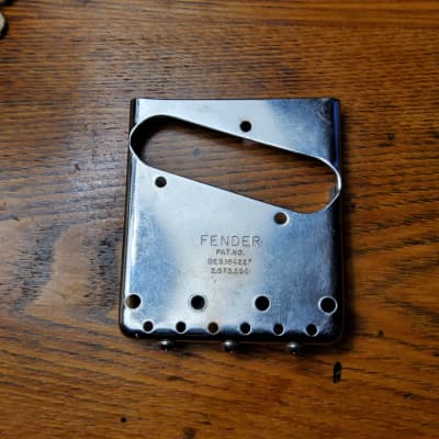 Fender Telecaster 1966 Left handed bridge | Reverb