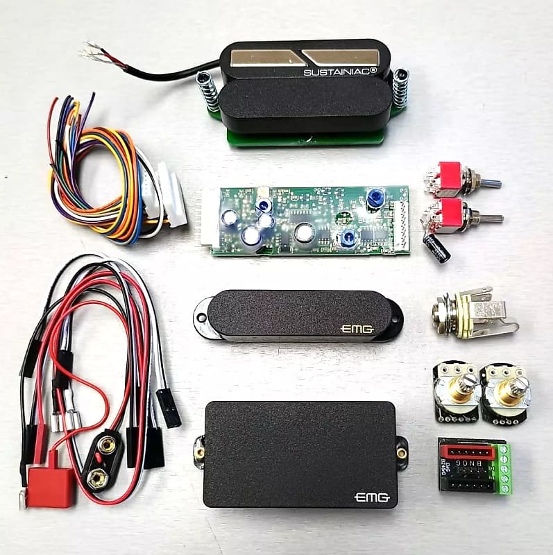 SUSTAINIAC STEALTH PRO KIT W/ ACTIVE EMG 81 & SA, Loose | Reverb